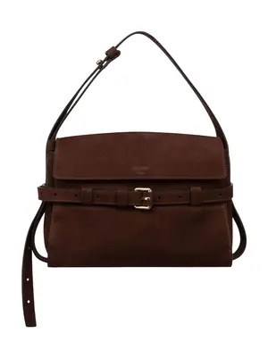 Moschino Tie Me Shoulder Bag - Brown