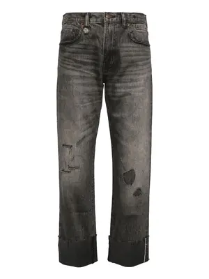 R13 Romeo Cuffed Jeans - Grey