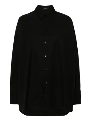 Wardrobe.NYC Mini Shirt Dress - Black