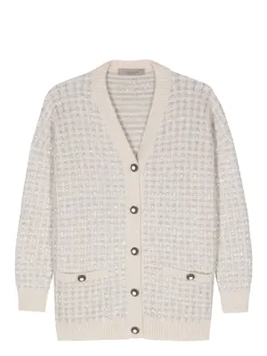 D.EXTERIOR D.Exterior Sequinned Cardigan