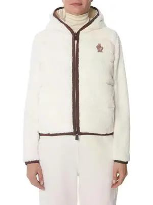 Moncler Padded Zip-up Ski Jacket - White