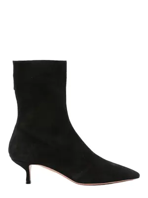 AQUAZZURA 55mm Suede Boots - Black