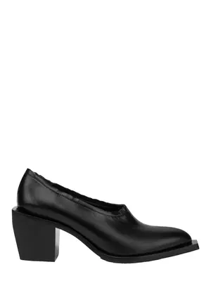 Moschino 60mm Leather Pumps - Black