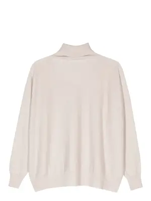 D.exterior Roll-neck Jumper - Neutrals