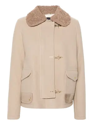 FAY Panelled Design Jacket - Neutrals