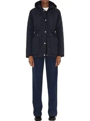 Burberry Burberry Quilted Jacket Blue
