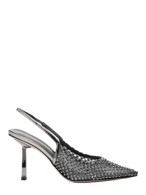 LE SILLA 80mm Gilda Slingback Pumps - Grey