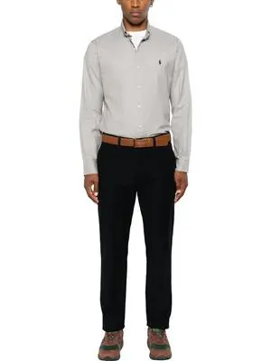 Polo Ralph Lauren Logo-embroidered Shirt Grey