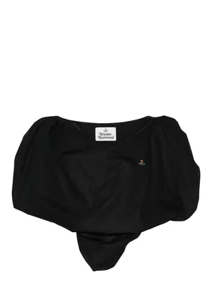 VIVIENNE WESTWOOD Orb-embroidered Blouse - Black