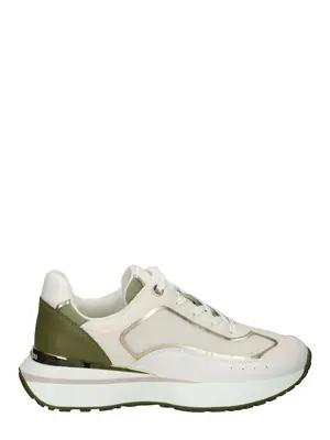 Michael Kors Panelled Leather Sneakers - Neutrals