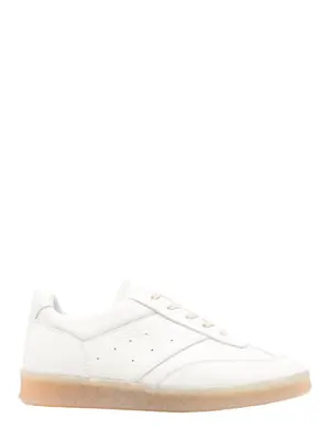 MAISON MARGIELA Leather Low Top Sneakers - White