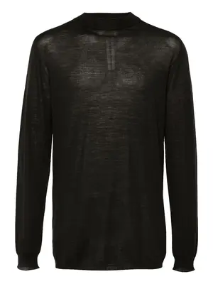Rick Owens Level Lupetto Fine-knit Jumper - Green