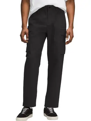 Lululemon Stretch Cotton Versatwill Relaxed-Fit Cargo Pant Black