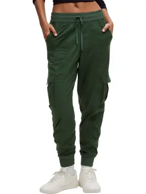 Lululemon Dance Studio Relaxed-fit Mid-rise Cargo Jogger - Legacy Green