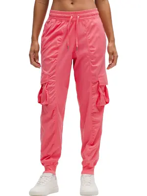 Lululemon Dance Studio Relaxed-fit Mid-rise Cargo Jogger - Sakura Pink