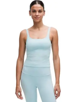 Lululemon Ebb To Street Cropped Tank Foam Cloud/foam Cloud