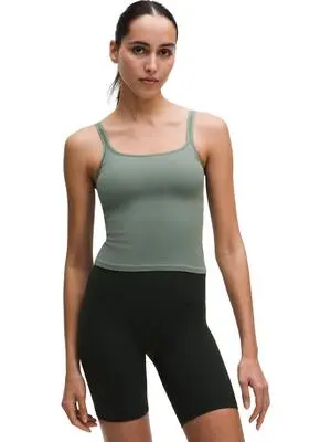 Lululemon Ebb To Street Cropped Tank - Willow Leaf/willow Leaf