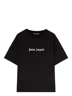 Palm Angels Slim Fit T-shirt Black/white