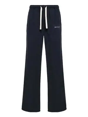 Palm Angels Mid-rise Straight-leg Trousers - Midnight Blue