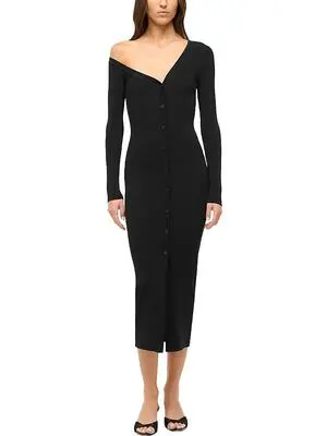 Staud Craftsman Sweater Dress - Black