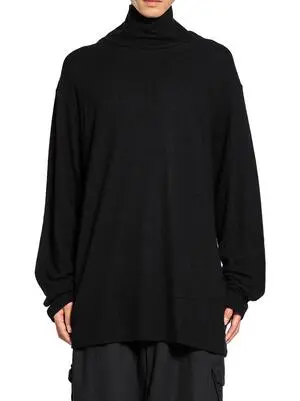 Yohji Yamamoto Turtle Neck Knitwear - Black