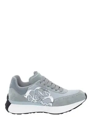 Alexander McQueen Sprint Runner Sneakers - Grey/white