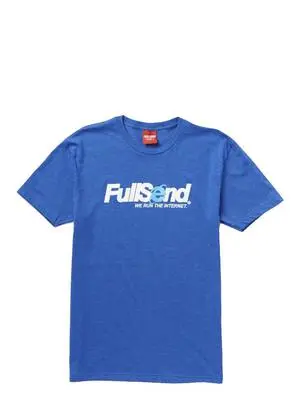 FULL SEND Run The Internet Tee Shirt - Royal