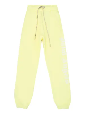 Palm Angels Gd Logo Sweatpants Fluo - Yellow