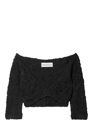Mara Hoffman Aja Cropped Top - Black