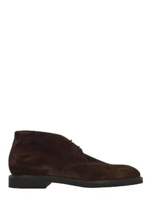 John Lobb Lace-up Suede Shoes - Brown