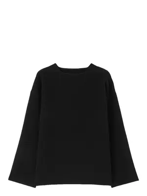 JIL SANDER Crew Neck Sweater - Black