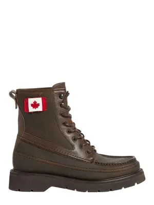 Dsquared2 Canadian Flag Ankle Boots - Green