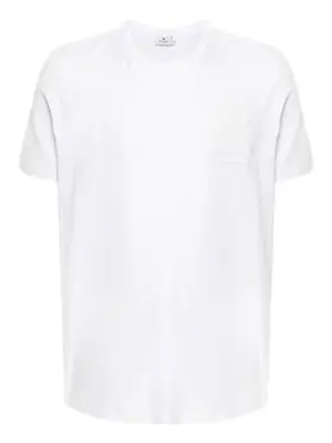 Etro Pegaso-embroidered T-shirt - White