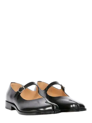 MAISON MARGIELA Tabi Mary Jane Leather Loafers - Black
