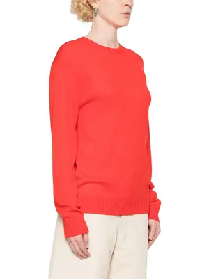 JIL SANDER Fine-knit Jumper - Red