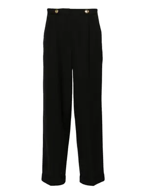 Sandro High-waist Trousers - Black