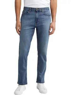 Johnston & Murphy Straight Leg Jeans - Light Wash