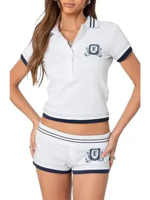 EDIKTED Academia Crop Polo