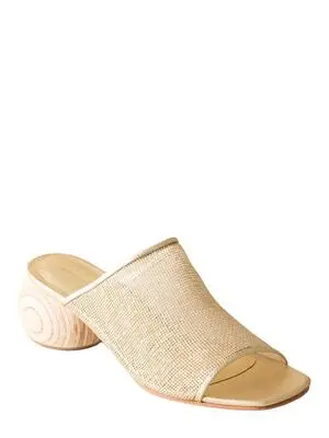 HUMA BLANCO Milla Jute Slide Sandal Gold Jute