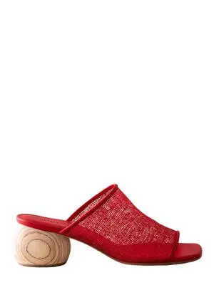 HUMA BLANCO Milla Jute Slide Sandal Poppy Jute