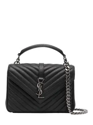 Saint Laurent Medium College Shoulder Bag Black