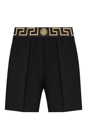 Versace Greca Thigh-length Shorts - Black