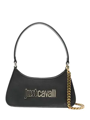 Just Cavalli Logo-plaque Shoulder Bag - Black