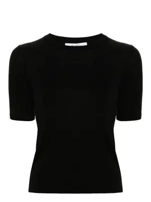 Max Mara Warren Short-sleeve Jumper - Black