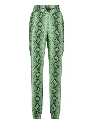 PHILIPP PLEIN Philipp Plein Snakeskin-Print Cargo Trousers