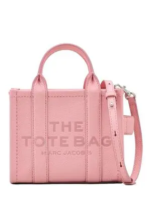 Marc Jacobs Leather Crossbody Tote Bag - Pink