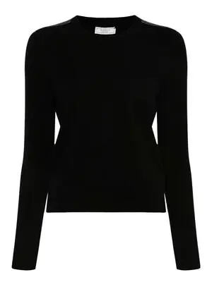 Peserico Chain-detail Sweater - Black