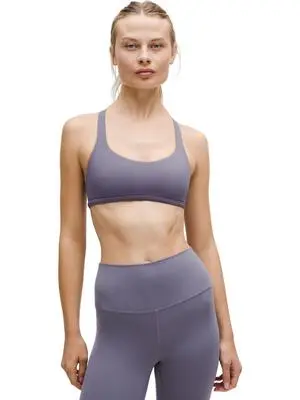 Lululemon Free To Be Bra Wild - Grape Mist