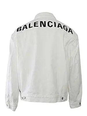 BALENCIAGA Backlogo Denim Jacket