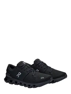 On X 4 Athletic Sneakers - Black/eclipse